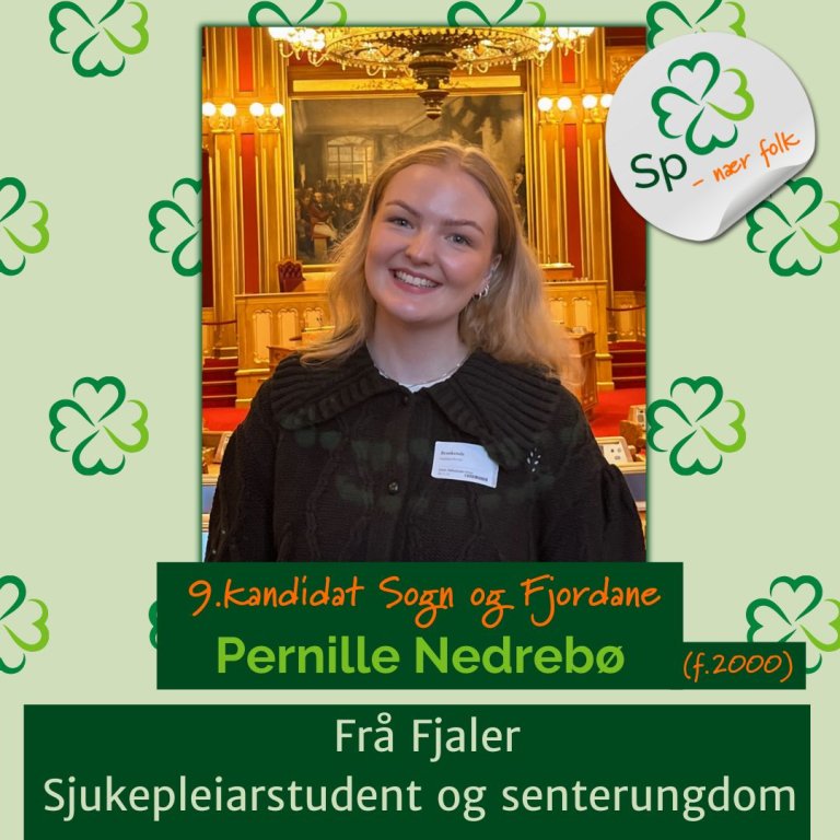 Listekandidatar 2025 - Senterpartiet